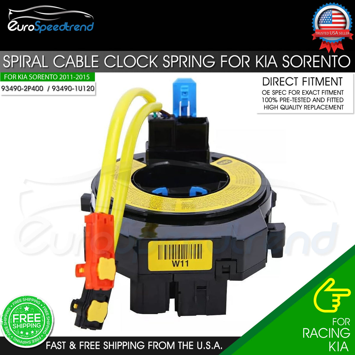 Spiral Cable Clock Spring for Kia Sorento 2011 2012 2013 2014 2015 934